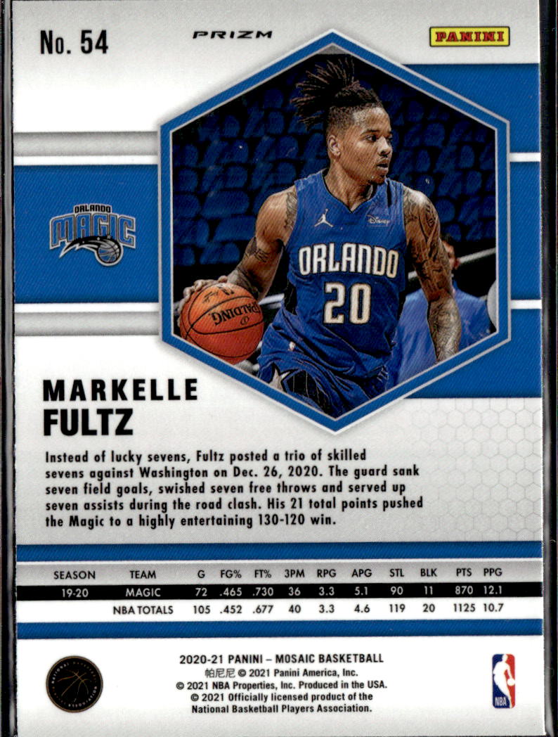 2020 Panini Mosaic #54 Markelle Fultz NM/M | eBay
