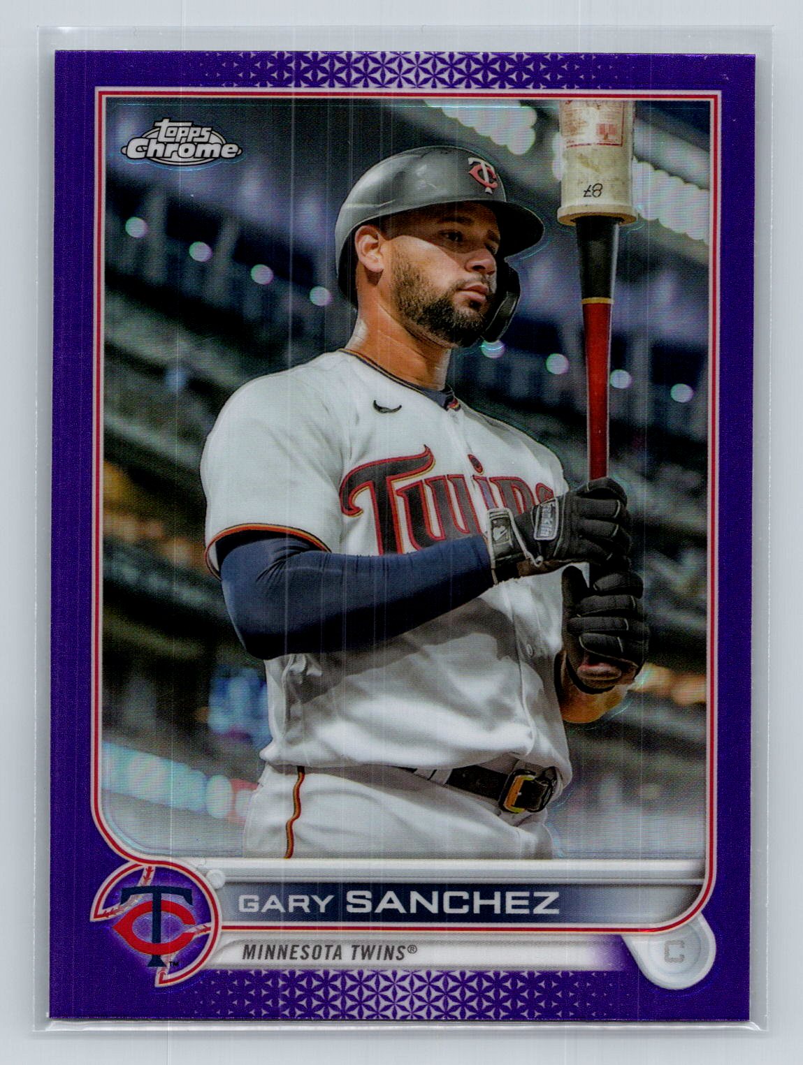 2022 Topps Chrome Update Series - Purple Refractor #USC81 Gary Sanchez ...