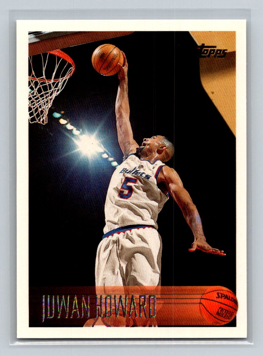 1996-97 Topps #137 Juwan Howard Washington Bullets Basketball Card | eBay