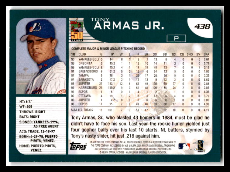 2001 Topps Baseball #401-#600 Complete Your Set | eBay