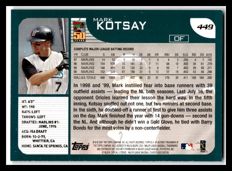 2001 Topps Baseball #401-#600 Complete Your Set | eBay