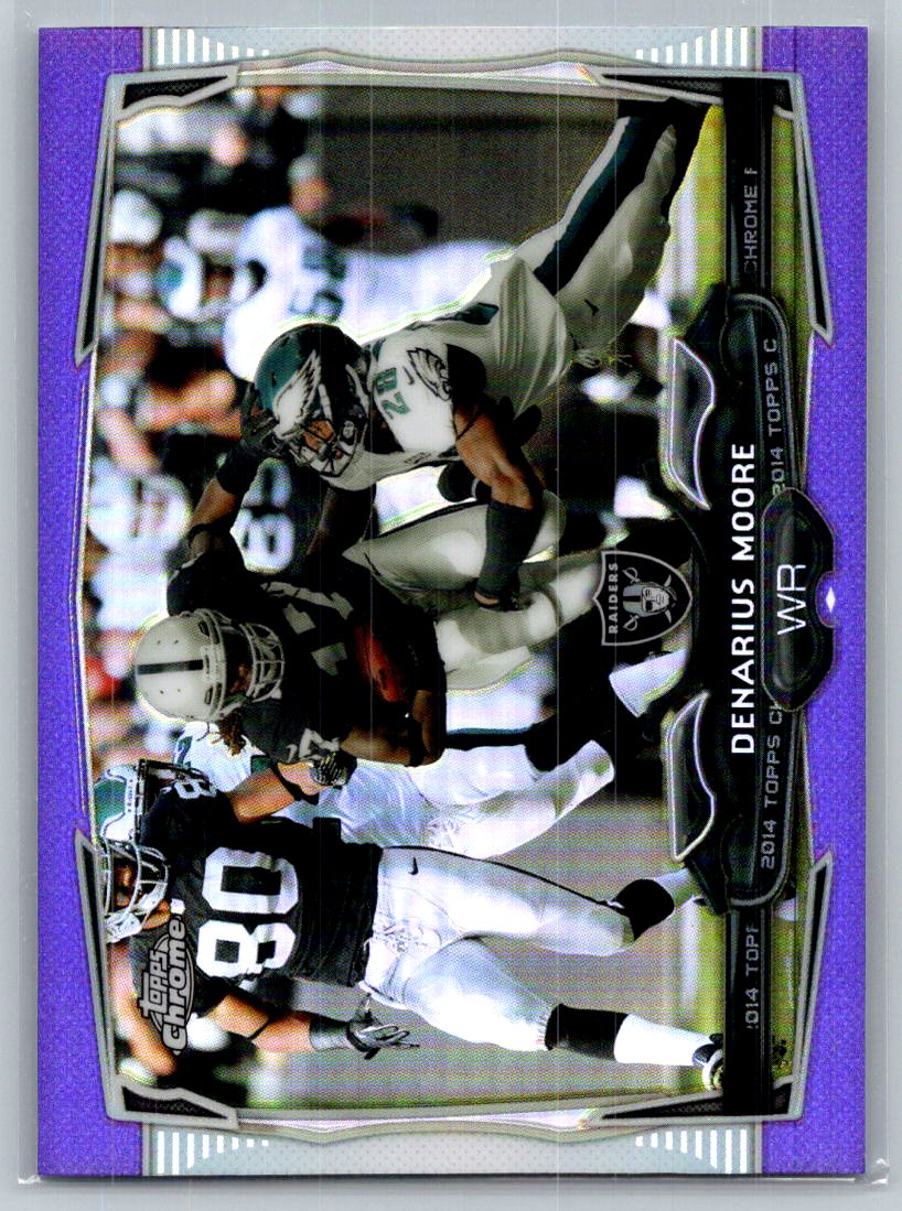 2014 Topps Chrome - Purple Refractor #75 Denarius Moore for sale online ...