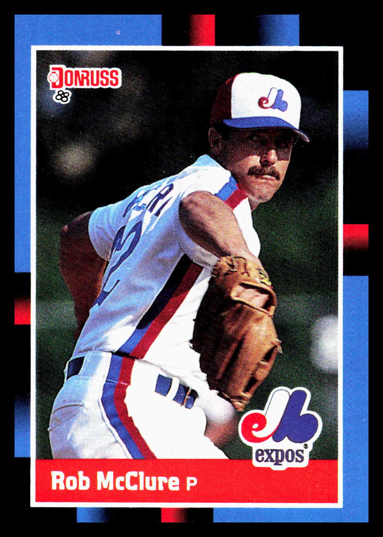 1988 Donruss 529 Bob McClure Montreal Expos Baseball Card | eBay